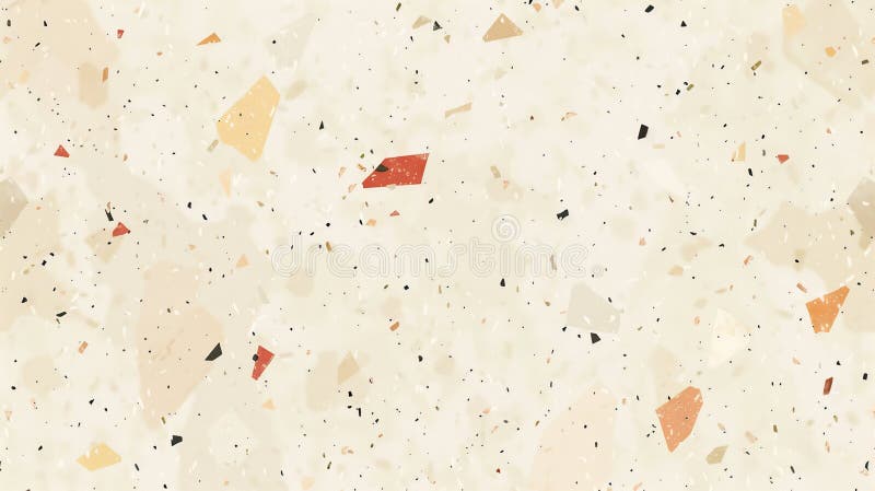 Elegant Terrazzo Seamless Pattern Beige Cream Neutral Tones Chic Modern ...