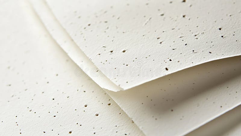Recycled Paper with Specks Recycled Paper Featuring Visible Specks and ...