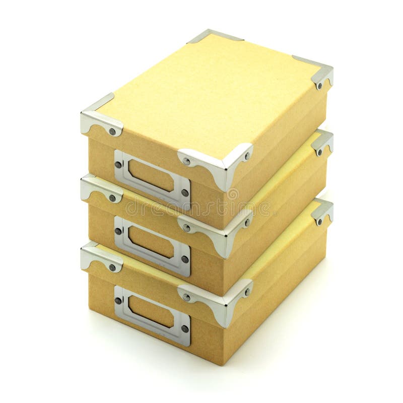 Recycled paper storage box stock photo. Image of boxes - 21096650