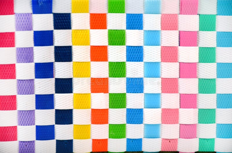 Recycled Plastic Strap Art. Stock Photo - Image of purple, concept ...