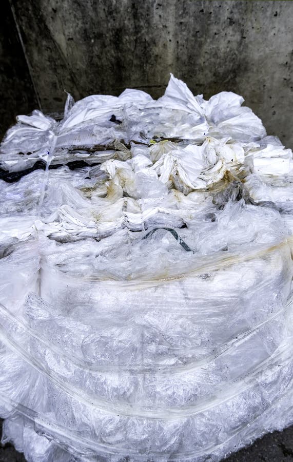 Recycled pressed plastic stock photo. Image of compressed - 370588168