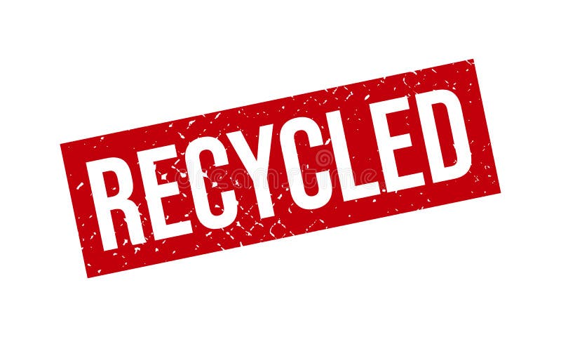 Recycled Rubber Stamp. Recycled Rubber Grunge Stamp Seal Vector ...