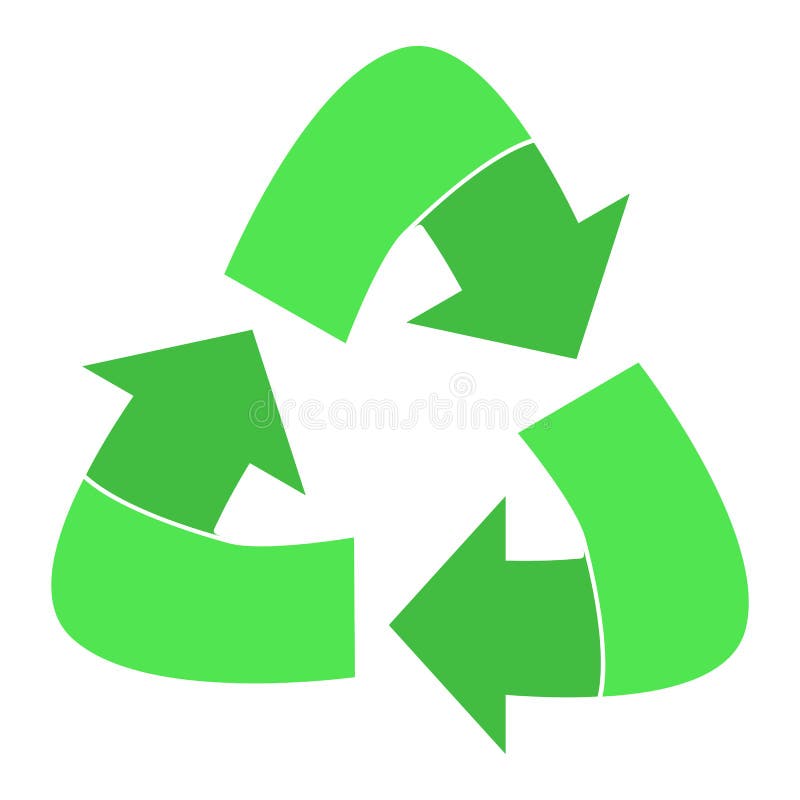 Recycler Le Symbole De Flèche Illustration De Vecteur Illustration Du