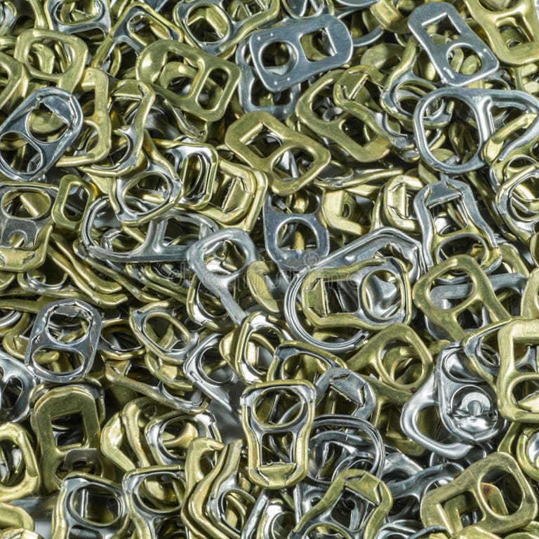 Recycling aluminium ring stock image. Image of macro - 35373833