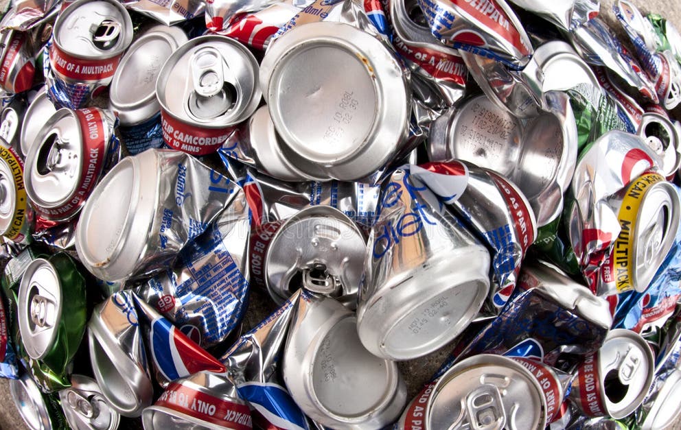 Recycling - Aluminum Drinks Cans Editorial Stock Image - Image of cans ...