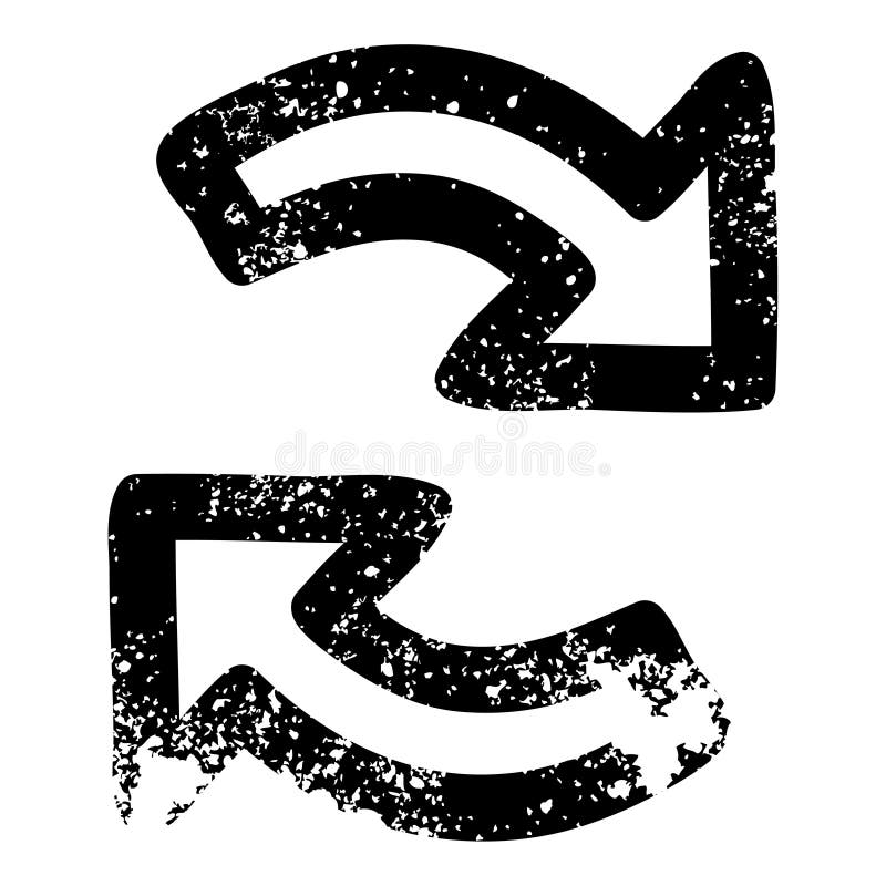 Recycling Arrow Icon Symbol Stock Vector - Illustration of recycle ...