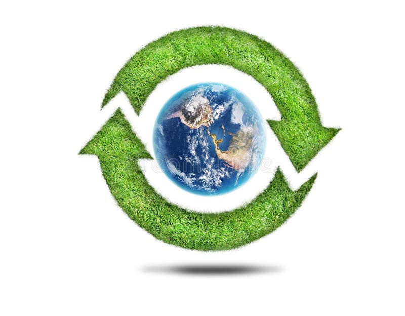 Recycling Circle Arrow. Vector Illustration. Stock Illustration ...