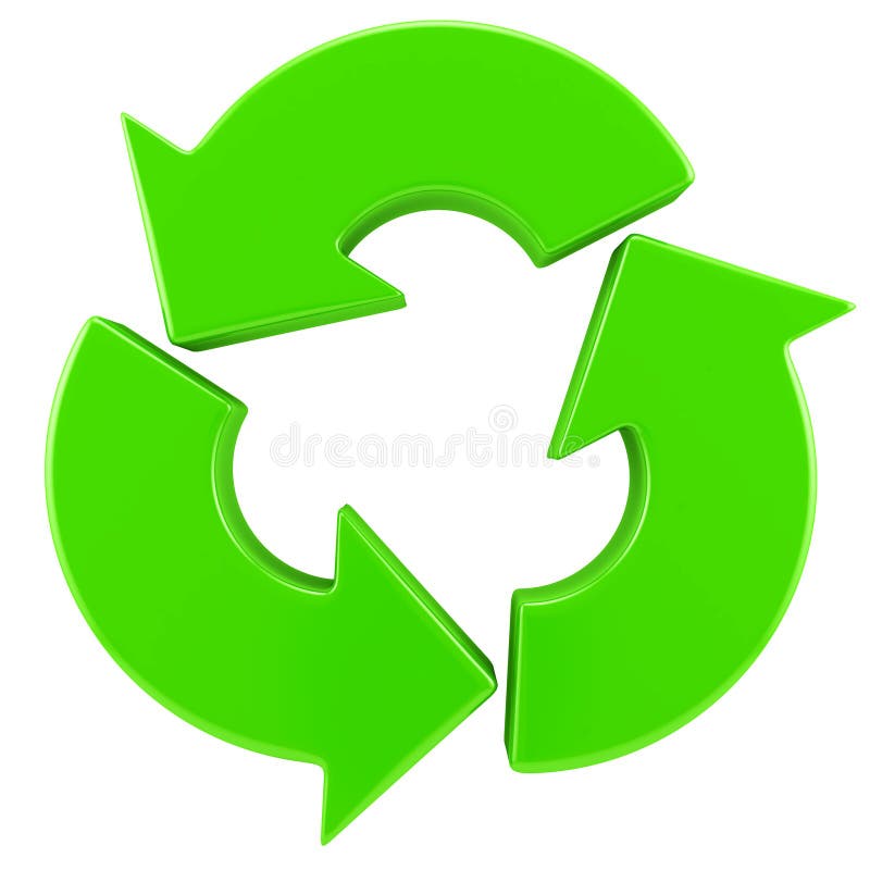 Recycling Arrows in Ballons Stock Vector - Illustration of fresh ...
