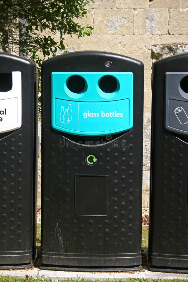 Recycling bins stock photo. Image of aluminium, recycling - 15274356