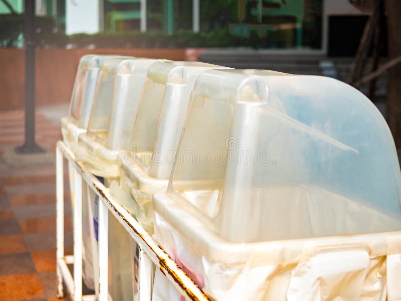 Recycling Bin. Disposal of Recyclable and Reusable Garbage Stock Image ...