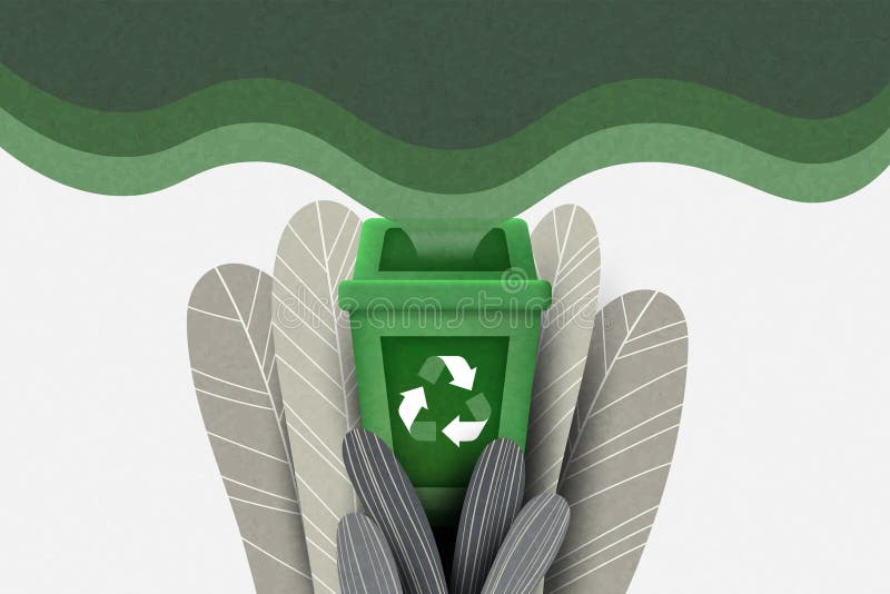 Recycle Concept Template Background. Ecology and Environment ...