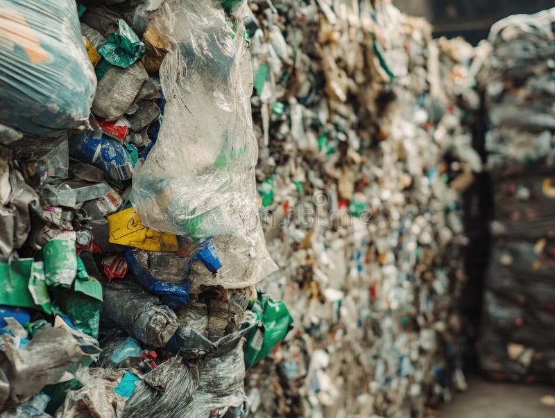 Recycling Bin of Plastics stock image. Image of impact - 366667185