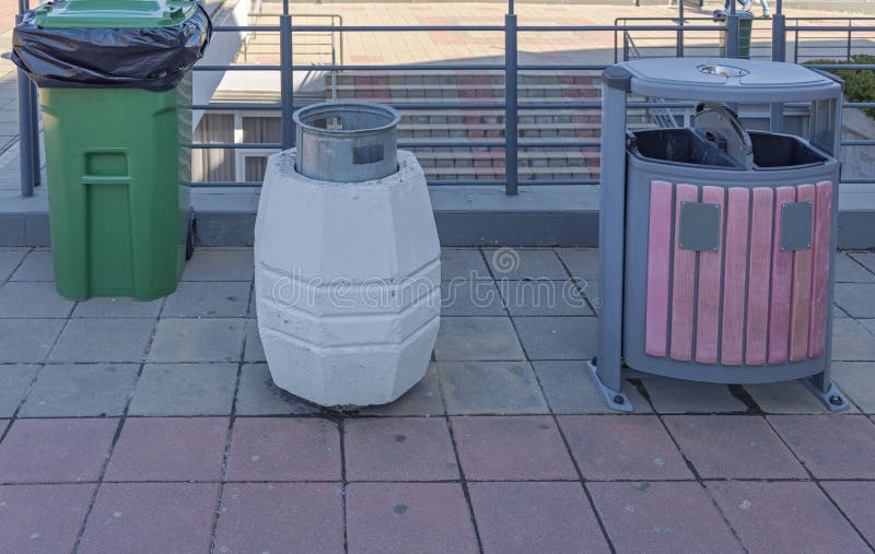 Recycling Bin Trash Can stock photo. Image of belgrade - 246330376