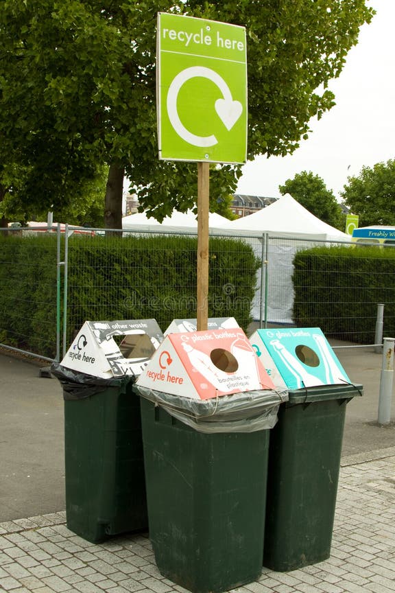 Recycling Bins stock image. Image of recycling, reuse - 20528223