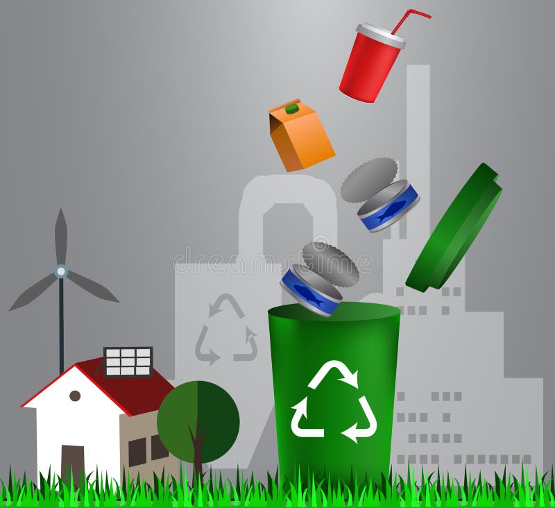 Smart Bins Recycle Stock Illustrations – 27 Smart Bins Recycle Stock ...