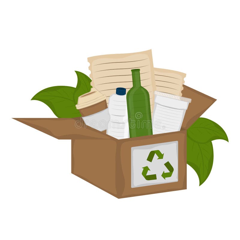 Recycling Concept Illustration Stock Vector - Illustration of isolated ...