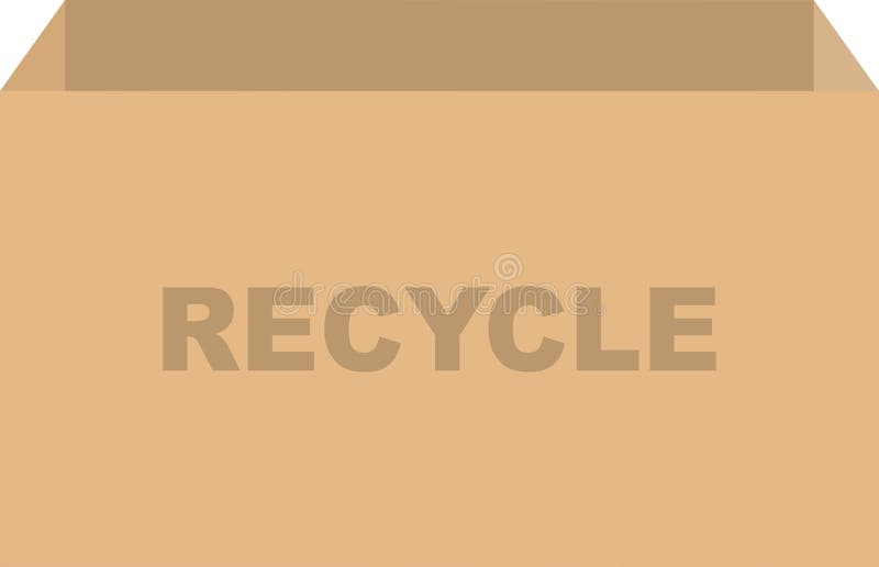Recycle Box Vector stock vector. Illustration of donations - 133818544
