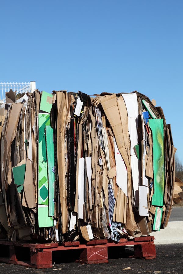 Recycling Cardboard Packaging Stock Image - Image of transportation ...