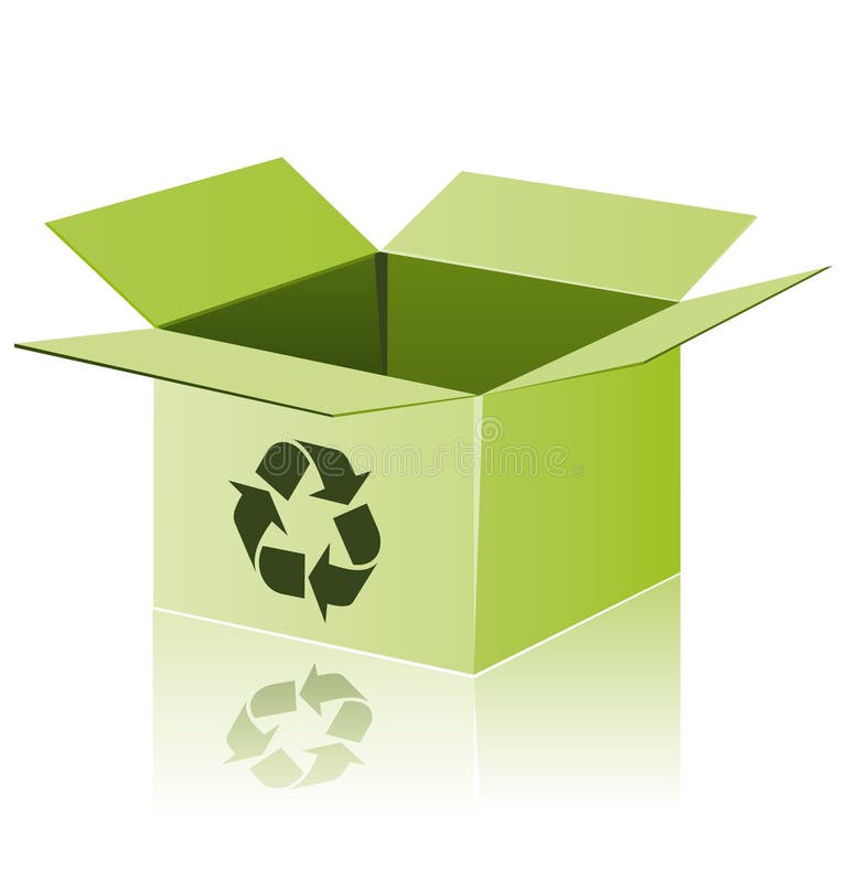 Cardboard Box Cartoon Recycling Stock Illustrations – 909 Cardboard Box ...