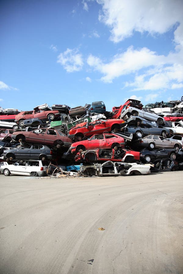 Recycling old cars stock image. Image of selective, energy - 1976113