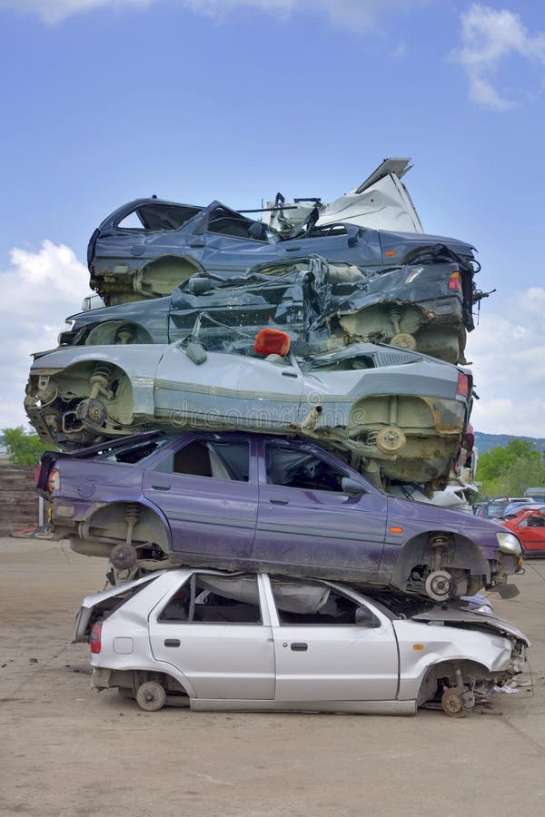 Recycling old cars stock image. Image of selective, energy - 1976113