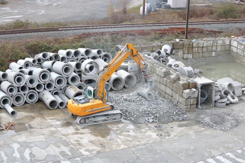 Recycling Cement Products stock image. Image of recycling - 90534489