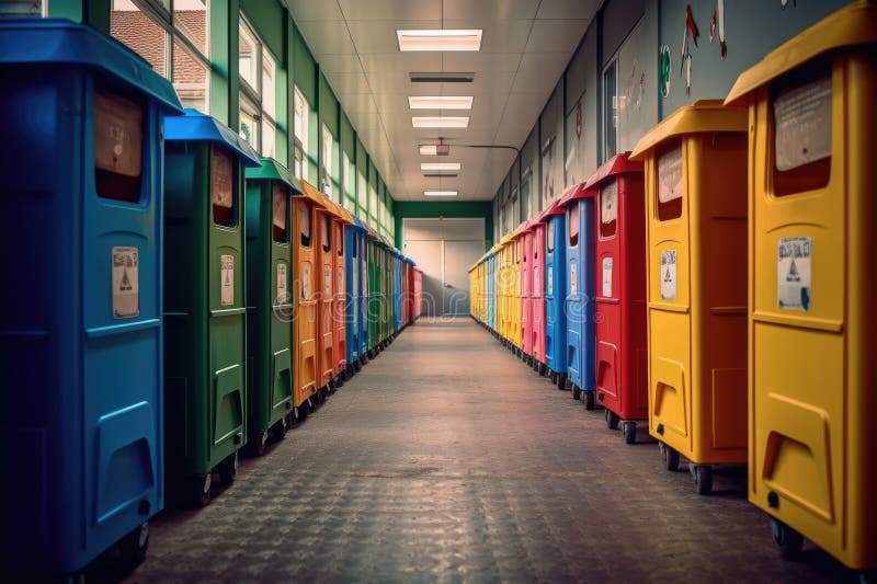 Recycling Center stock illustration. Illustration of carbon - 278513839