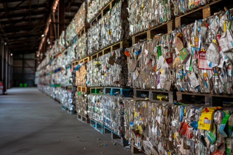 Recycling Centers and Waste Management Facilities, Illustrating the ...