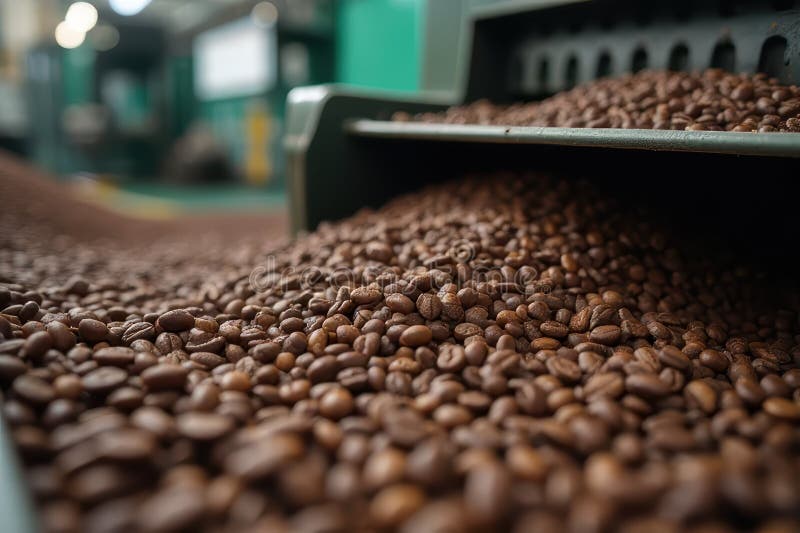 Sustainability through Reusing Coffee Grounds Stock Illustration ...