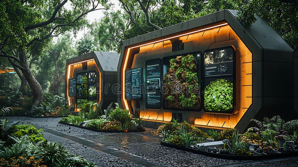 Recycling and Compost Hub with Augmented Reality Displays in Lush ...