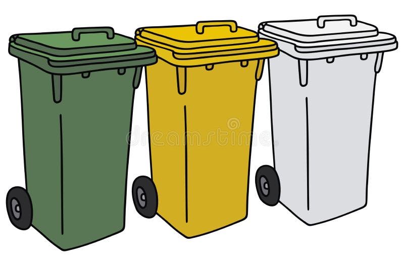 Recycling containers stock vector. Illustration of plastic - 51767108