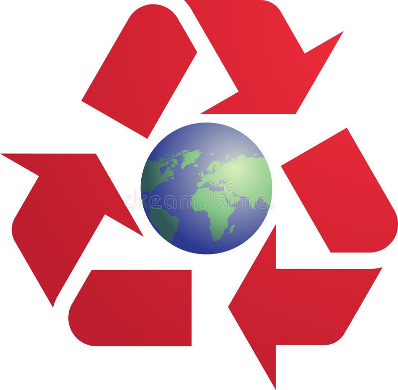Red Recycling Symbol Illustration Stock Illustrations – 7,084 Red ...