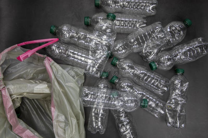 Recycling and Ecology Concept. Sorting Household Waste Captured from ...