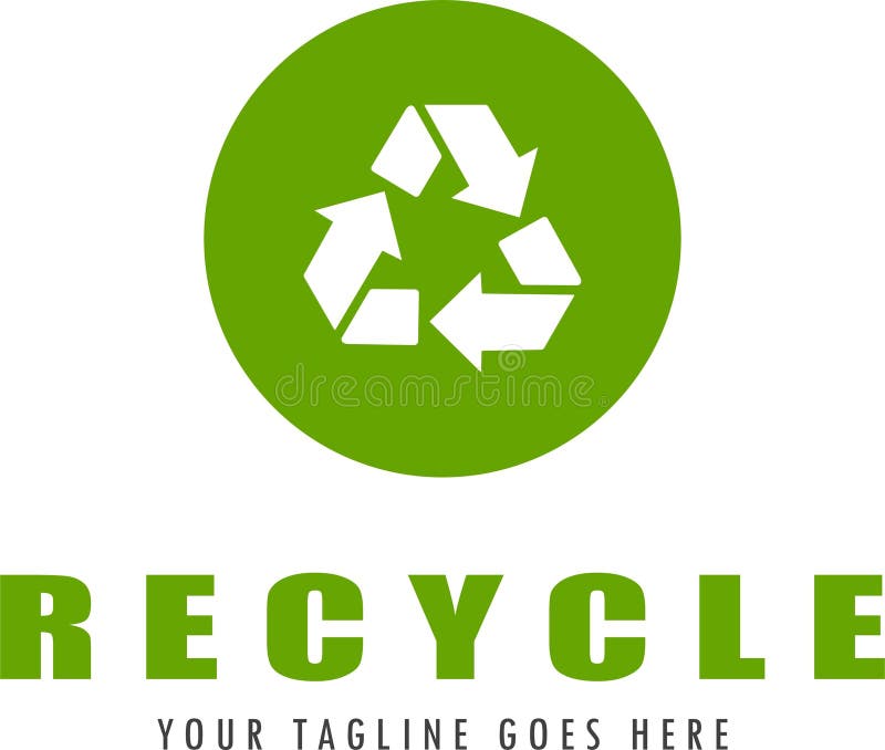 Recycling Ecology Logo or Icon Design Stock Illustration - Illustration ...