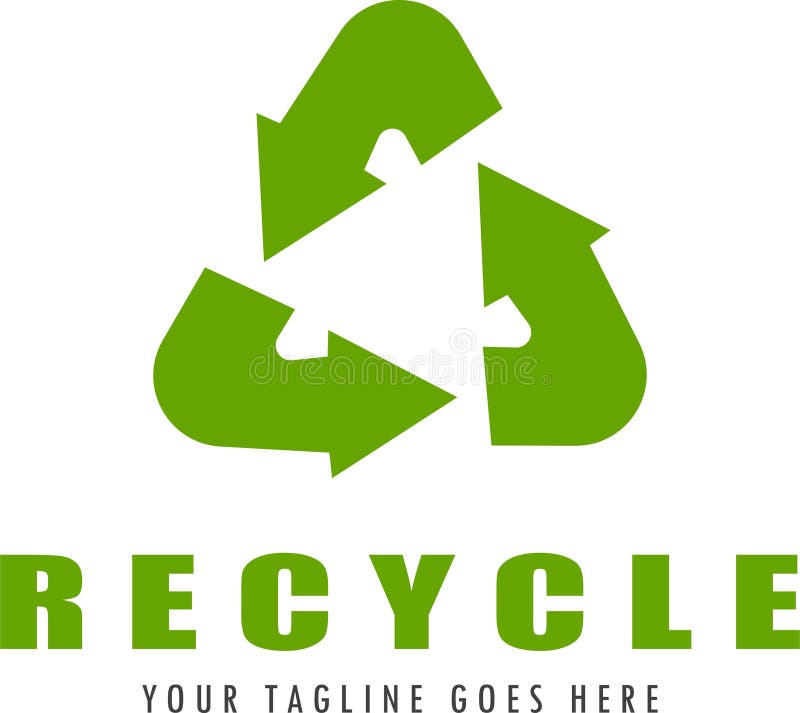 Recycling Ecology Logo or Icon Design Stock Illustration - Illustration ...