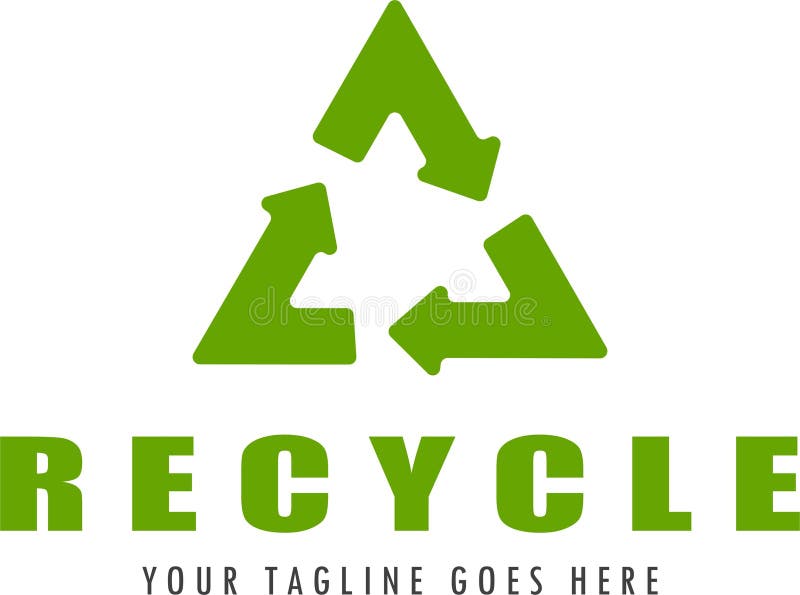 Recycling Ecology Logo or Icon Design Stock Illustration - Illustration ...