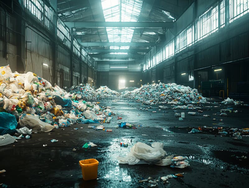 A Recycling Facility that Processes Metals, Plastics, and Paper ...