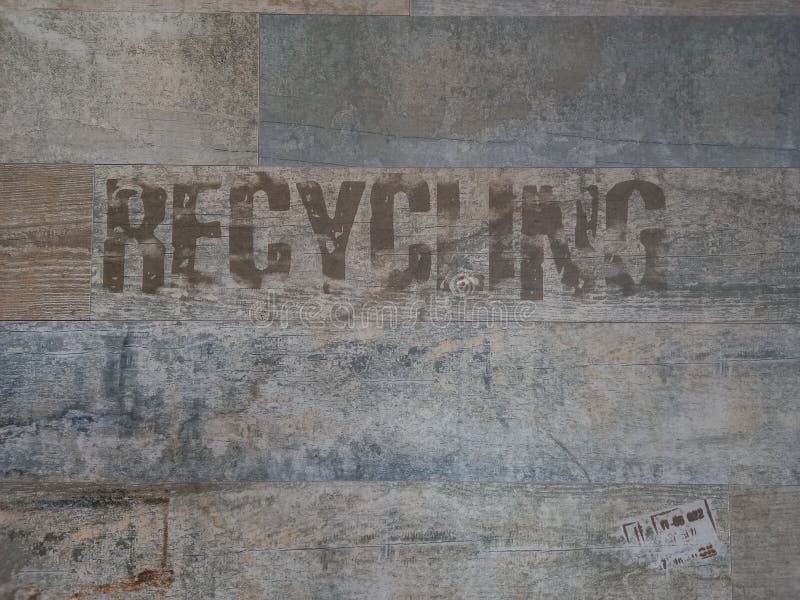 Recycling on the Floor stock image. Image of number - 238248027