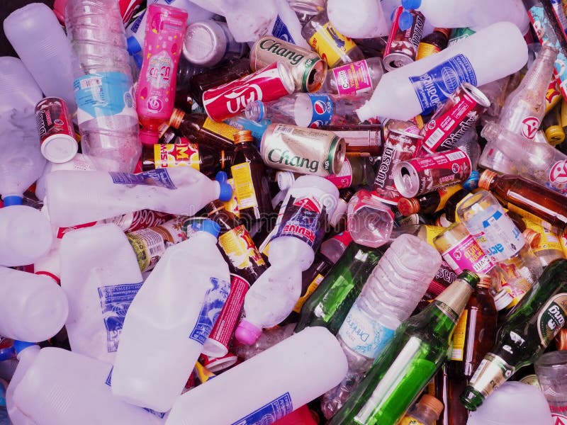 Recycling Garbage and Reusable Waste. Editorial Photography - Image of ...