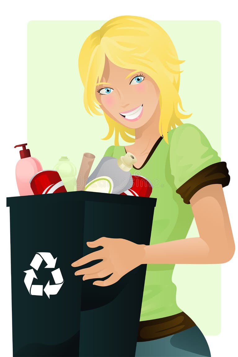 Girl Recycle Stock Illustrations – 5,597 Girl Recycle Stock ...