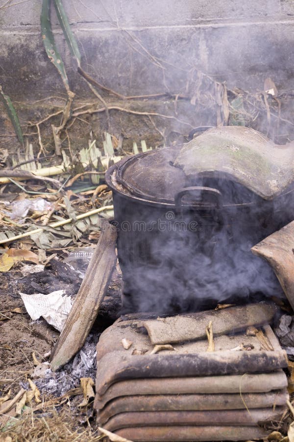 Recycling Household Waste Using Traditional Methods. Stock Photo ...