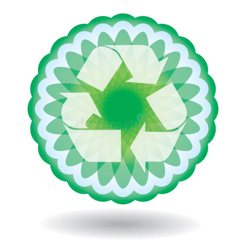 Recycling icon stock vector. Illustration of creativity - 29487443