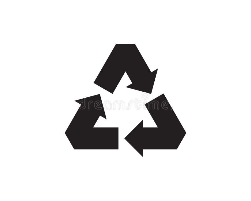 Recycling Icon of Arrows Triangle. Eco Friendly Recycle Symbol Stock ...