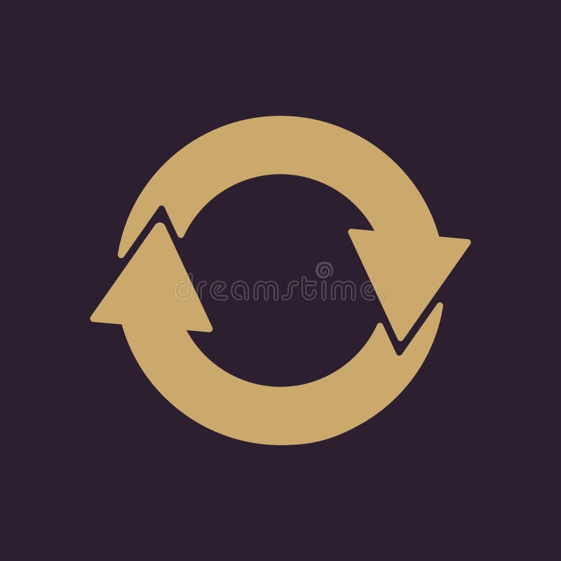 The Recycling Icon. Eco and Ecological, Cycle Symbol Stock Vector ...