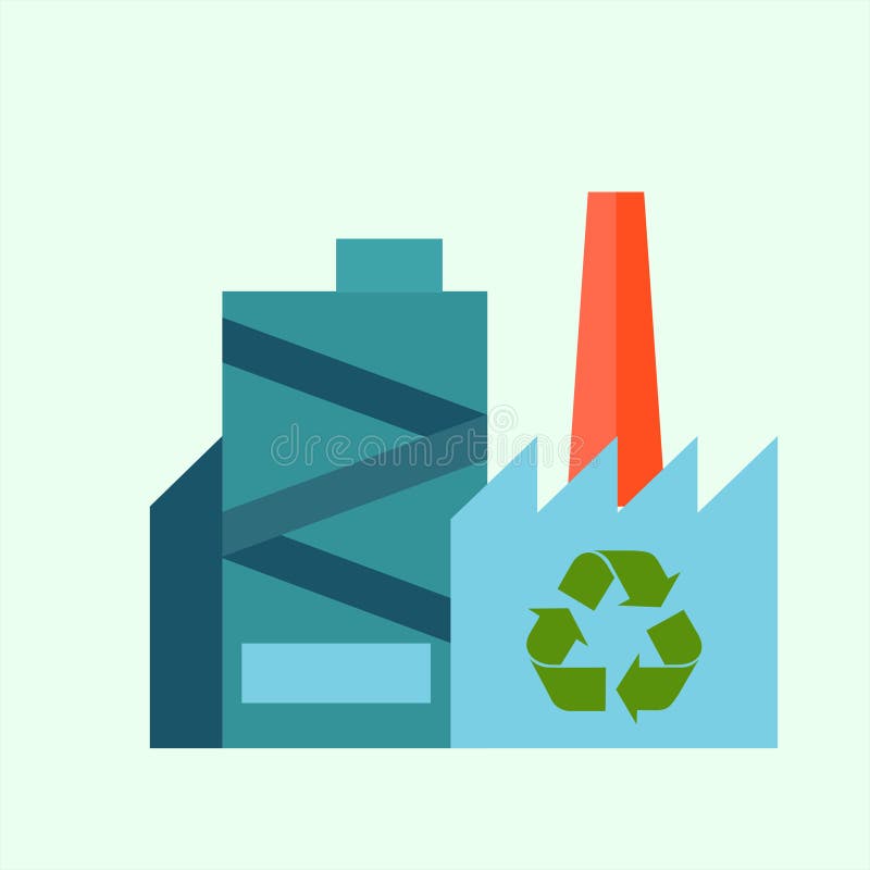 Recycling Icon with Waste Vector Ilustration Stock Vector ...