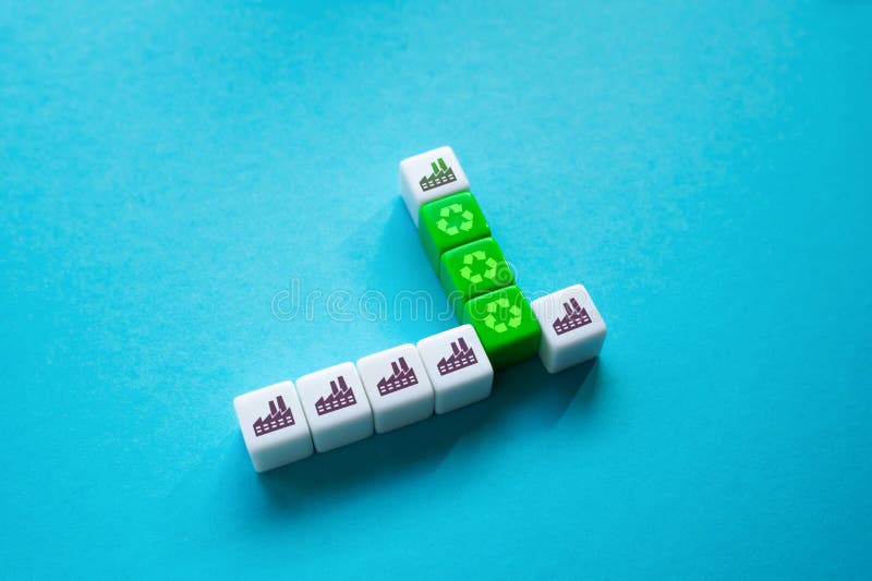 Recycling in the Industry. Innovative Green Technologies Stock Photo ...