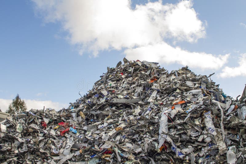 Recycling Industry. Mix of Recycling Materials Editorial Image - Image ...