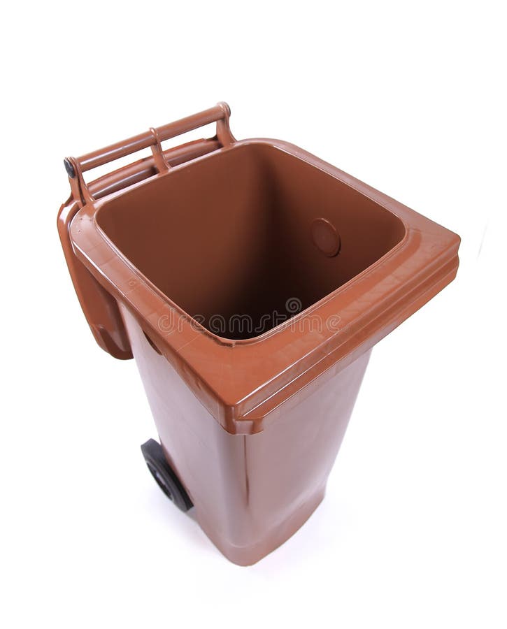 Recycling Isolated Bin for Biodegradable Waste Stock Image - Image of ...