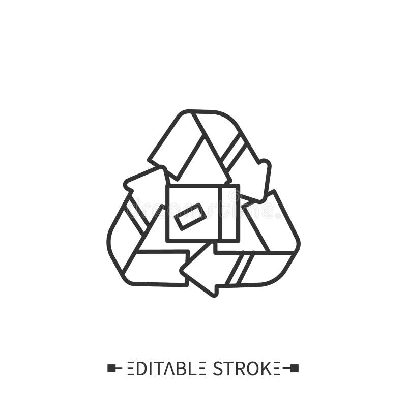 Car recycling line icon stock vector. Illustration of service - 273920125