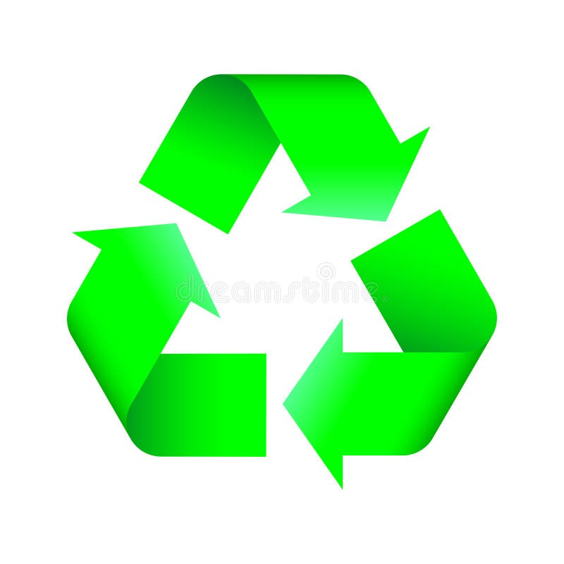 Recycling logo stock illustration. Illustration of recycling - 4548425
